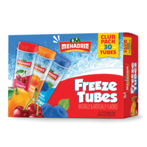 Club Variety Freeze Tubes, 30 Pack / 3 oz. – Mehadrin Ice Cream